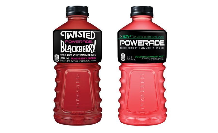 Powerade Twisted Blackberry, Watermelon Strawberry Wave | 2016-03-01 ...