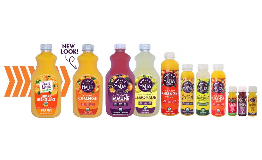 Uncle Matt's Organic unveils brand refresh | 2021-08-06 | Beverage Industry