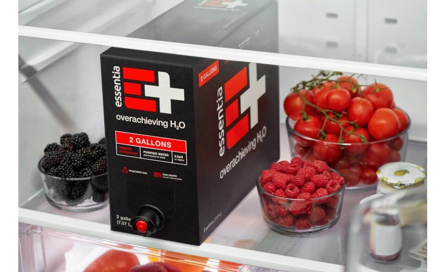 Essentia Water unveils 2 Gallon Box packaging | Beverage Industry