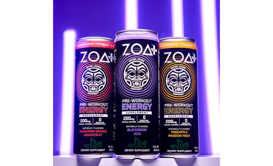 ZOA expands portfolio with pre-workout supplement | Beverage Industry