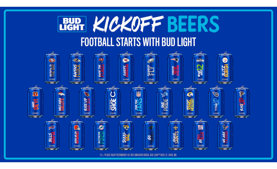 Limited-edition Bud Light NFL packaging returns | Beverage Industry