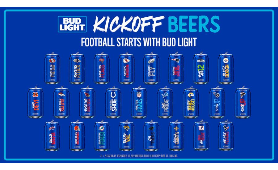 Limited-edition Bud Light NFL packaging returns | Beverage Industry