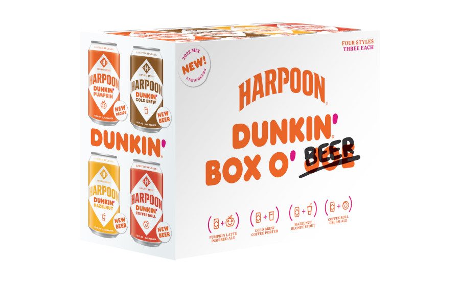 Harpoon Dunkin’ Box O’ Beer mix pack returns for 5th season | Beverage ...