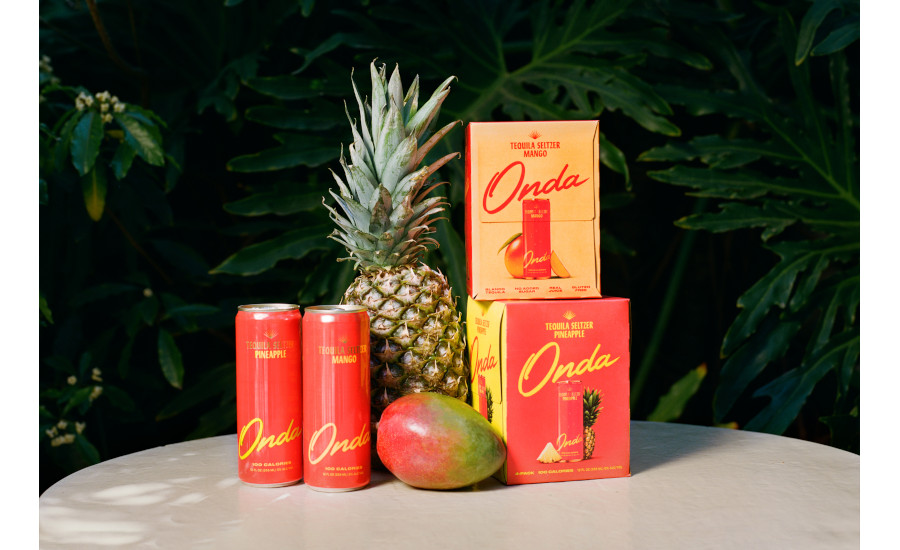 Onda Tequila Seltzer adds 4-packs for tropical flavors | Beverage Industry