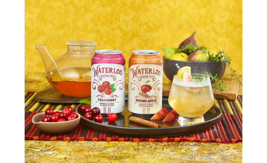 Waterloo Spiced Apple and Cranberry sparkling waters | Beverage Industry