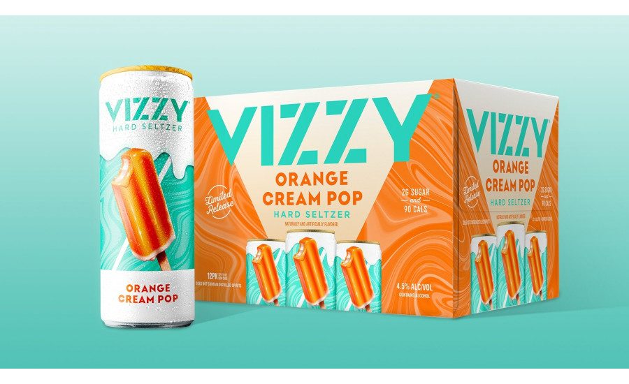 Vizzy Hard Seltzer debuts Orange Cream Pop variety | Beverage Industry