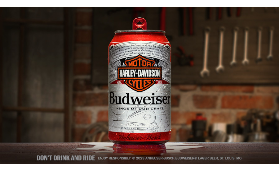 Budweiser, Harley-Davidson launch cans to celebrate centuries of ...