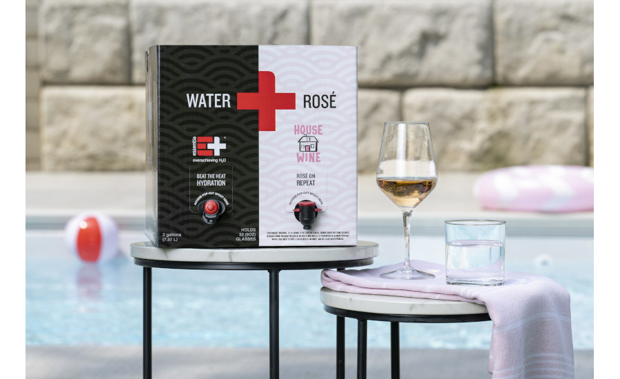 Essentia Water, House Wine partner for Water + Rosé box | Beverage Industry
