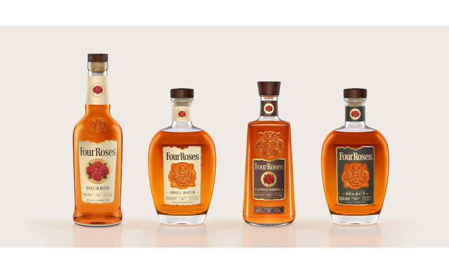 Four Roses Distillery refreshes branding, celebrates anniversary ...