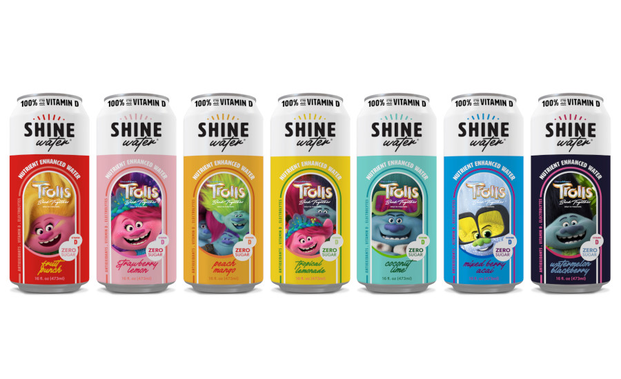 ShineWater debuts ‘Trolls Band Together’ cans | Beverage Industry