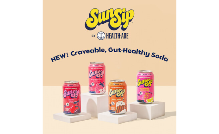 Health-Ade launches SunSip line of prebiotic sodas | Beverage Industry