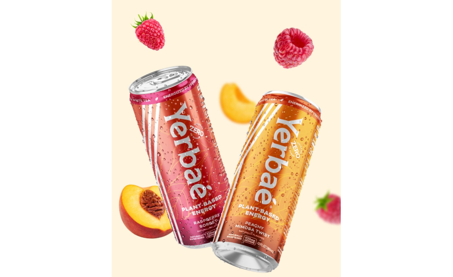 Yerbaé Peachy Mimosa Twist and Raspberry Sorbet | Beverage Industry