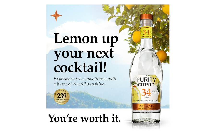 Purity Distillery’s Purity Citron | Beverage Industry