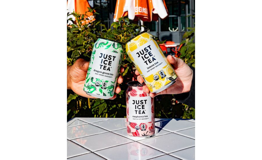 JUST ICE TEA adds can format for 3 varieties | Beverage Industry