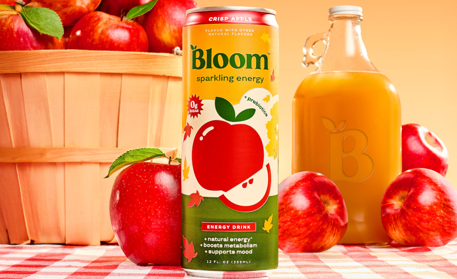 Bloom Nutrition Crisp Apple Sparkling Energy | Beverage Industry