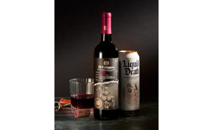 19 Crimes debuts red wine made with Liquid Death | Beverage Industry