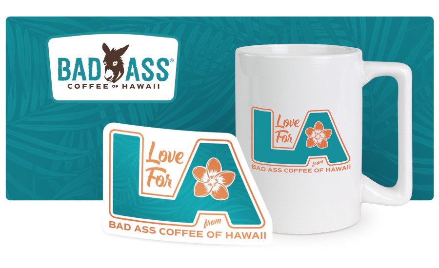 Bad Ass Coffee of Hawaii launches Love for LA Initiative | Beverage ...