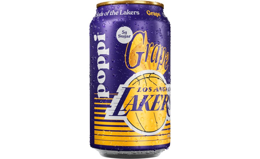 poppi releases Lakers Grape variety | Beverage Industry