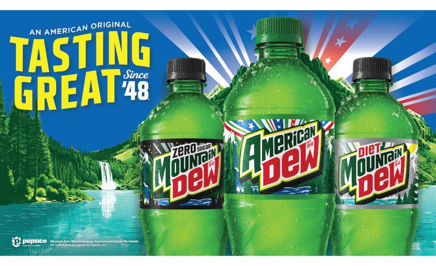 Mountain Dew introduces American Dew bottle | Beverage Industry