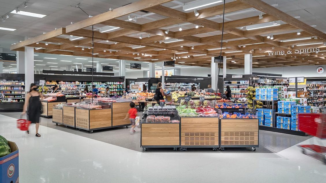 Mass merchandisers capitalize on grocery items, services | Beverage ...